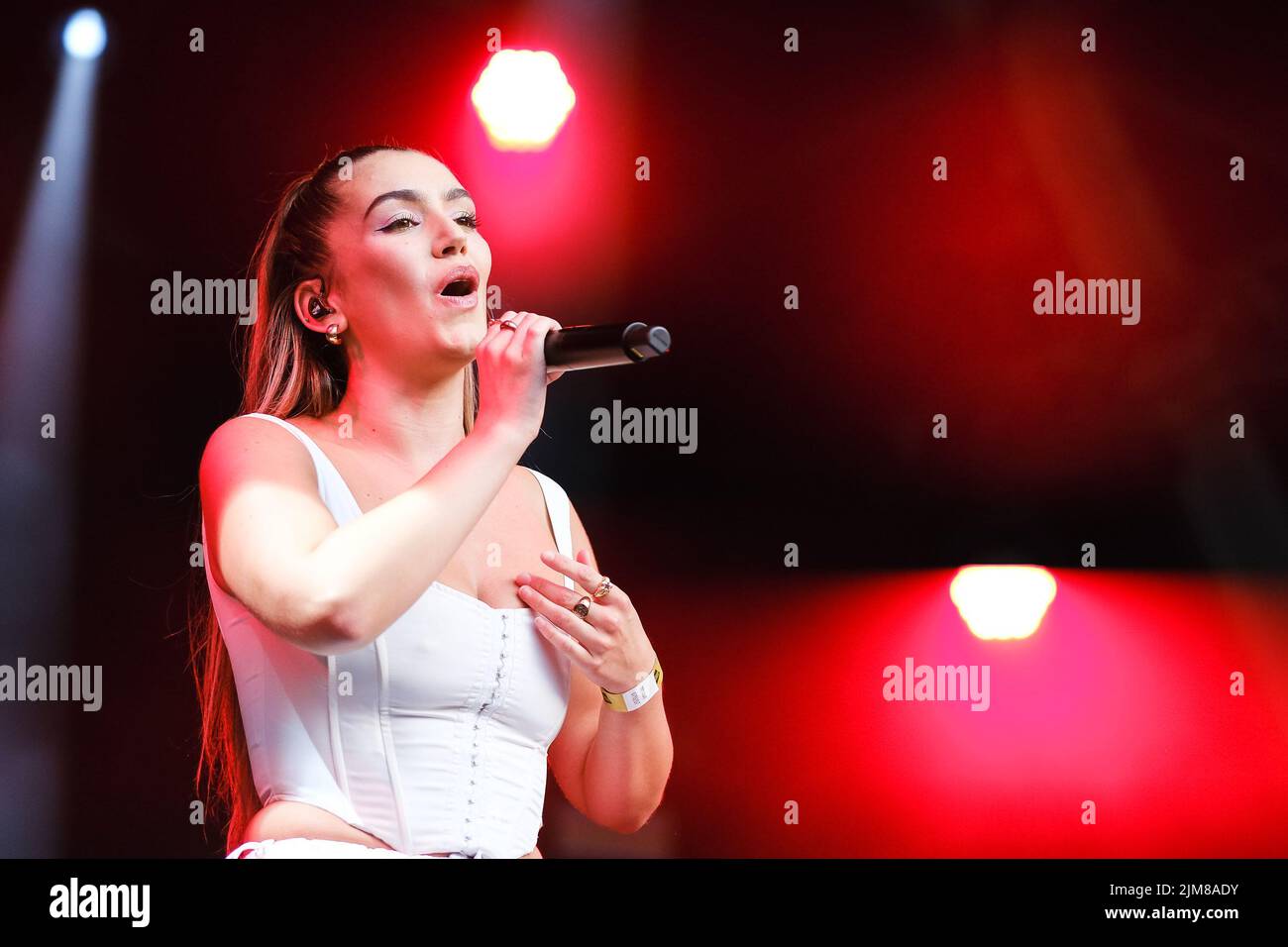 Gracey (Grace Barker) performing during Somerset House Summer Series ...