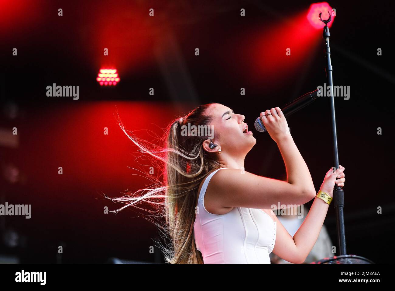 Gracey (Grace Barker) performing during Somerset House Summer Series ...