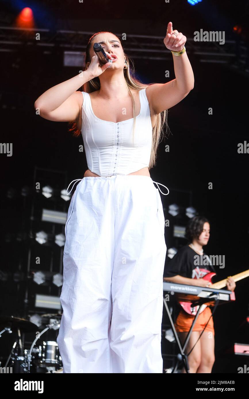 Gracey (Grace Barker) performing during Somerset House Summer Series ...