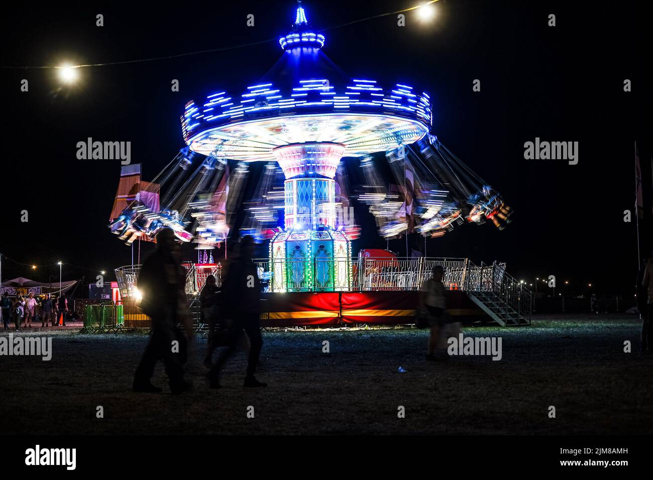 Chair-o-Planes ride, also known as the Flying Chairs (and chain ...