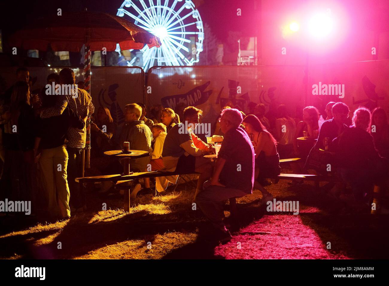 photographed during the 40th WOMAD (World of Music arts and Dance) held ...