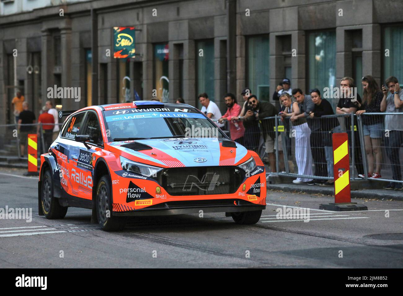 jyvaskyla, central finland, Finland: August 4, 2022, Secto Rally ...