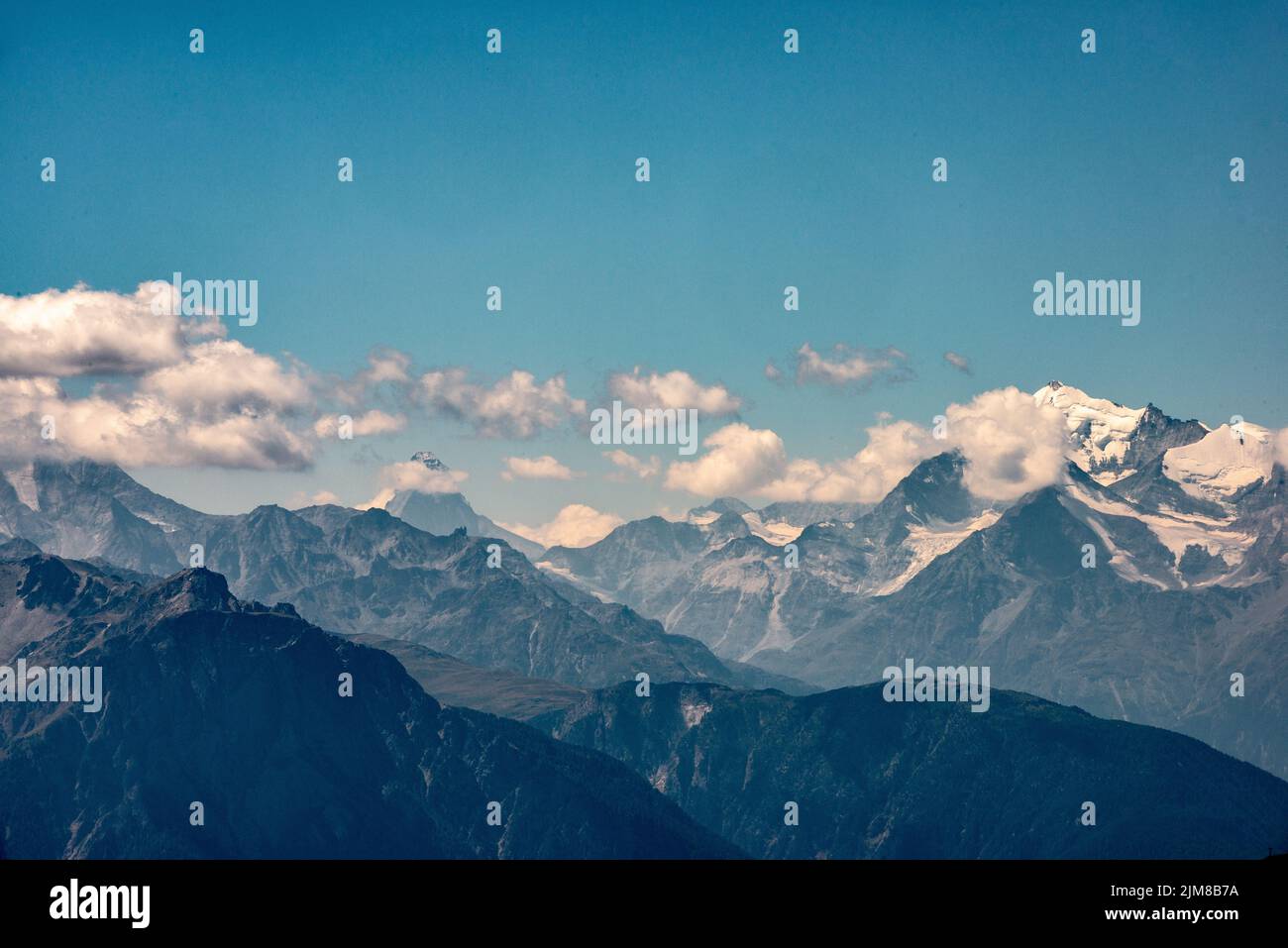 Risihorn tour - Bellwald, Switzerland Stock Photo - Alamy