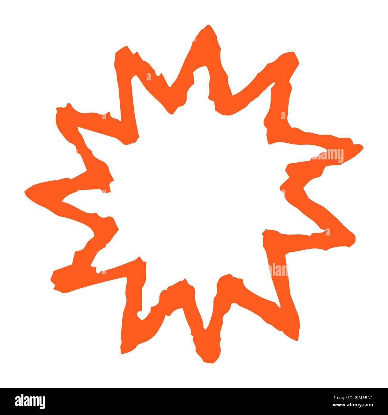 Hand drawn Sun painted with ink brush Stock Vector Image & Art - Alamy