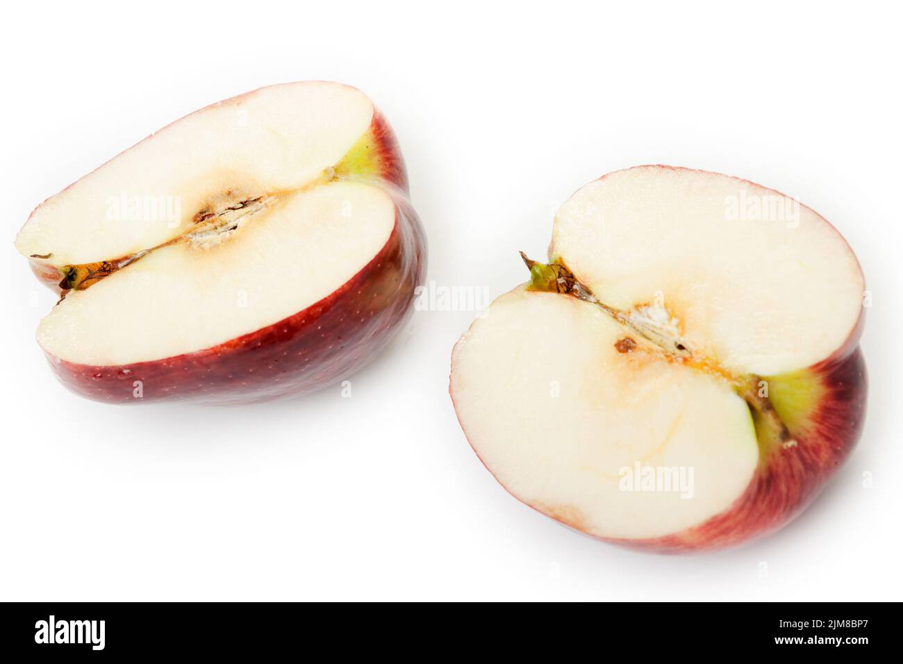 Ripe apple fruit leaves Cut Out Stock Images & Pictures - Alamy