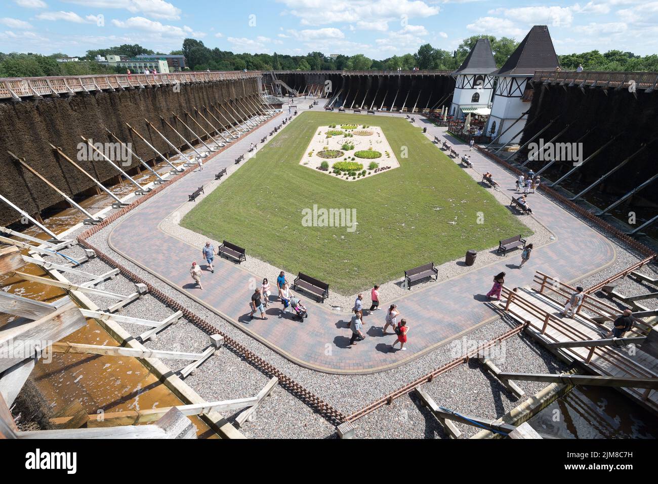 Inowroclaw saline graduation towers hi-res stock photography and images ...