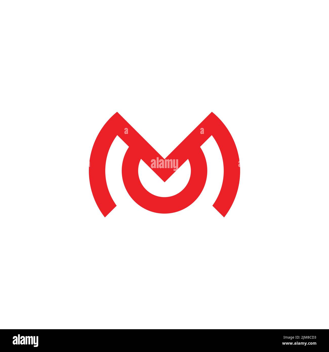 letter mo simple linked geometric line logo vector Stock Vector Image ... letter mo simple linked geometric line logo vector Stock Vector Image ...