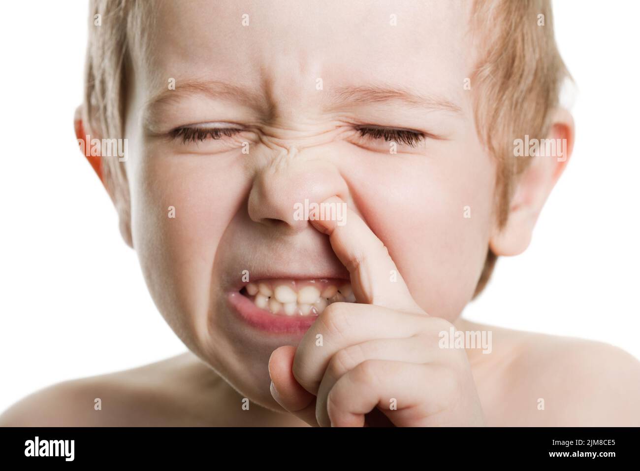 Boy picking his nose hi-res stock photography and images - Alamy