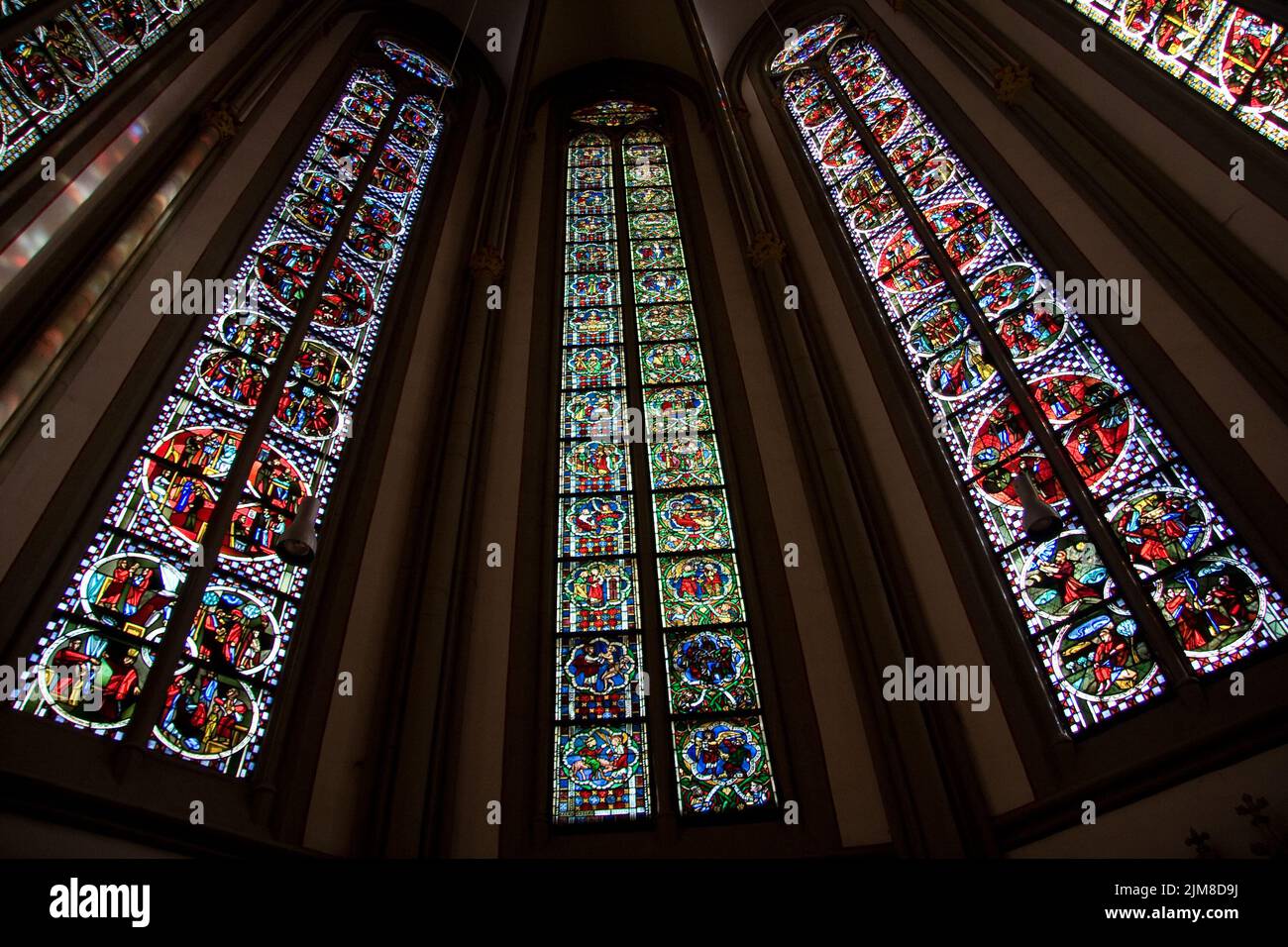 Stained glass . church window Stock Photo - Alamy