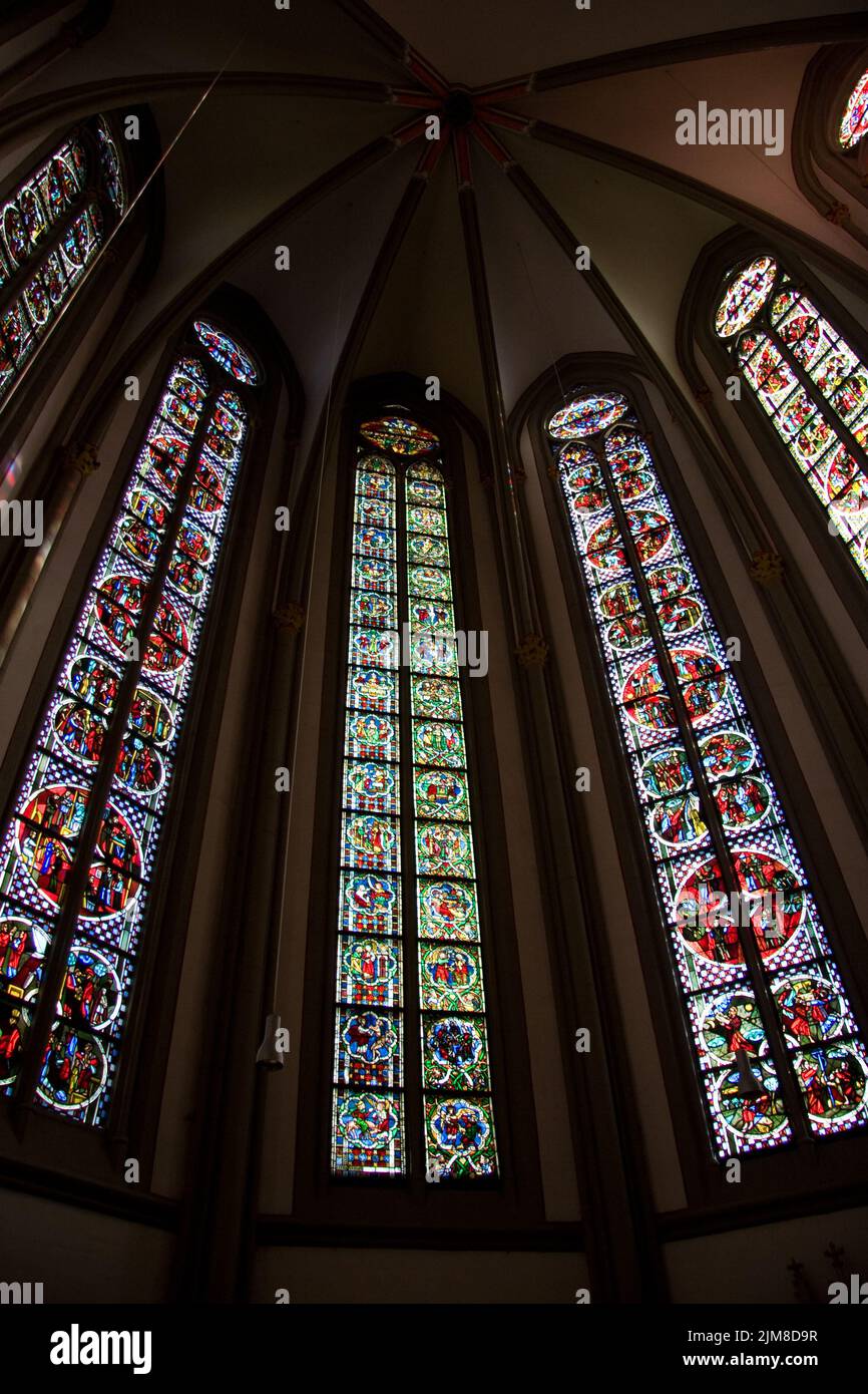 Stained glass . church window Stock Photo - Alamy