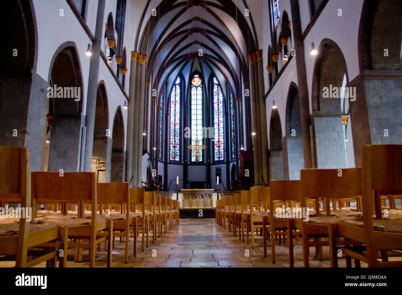 Interior of Church Stock Photo - Alamy