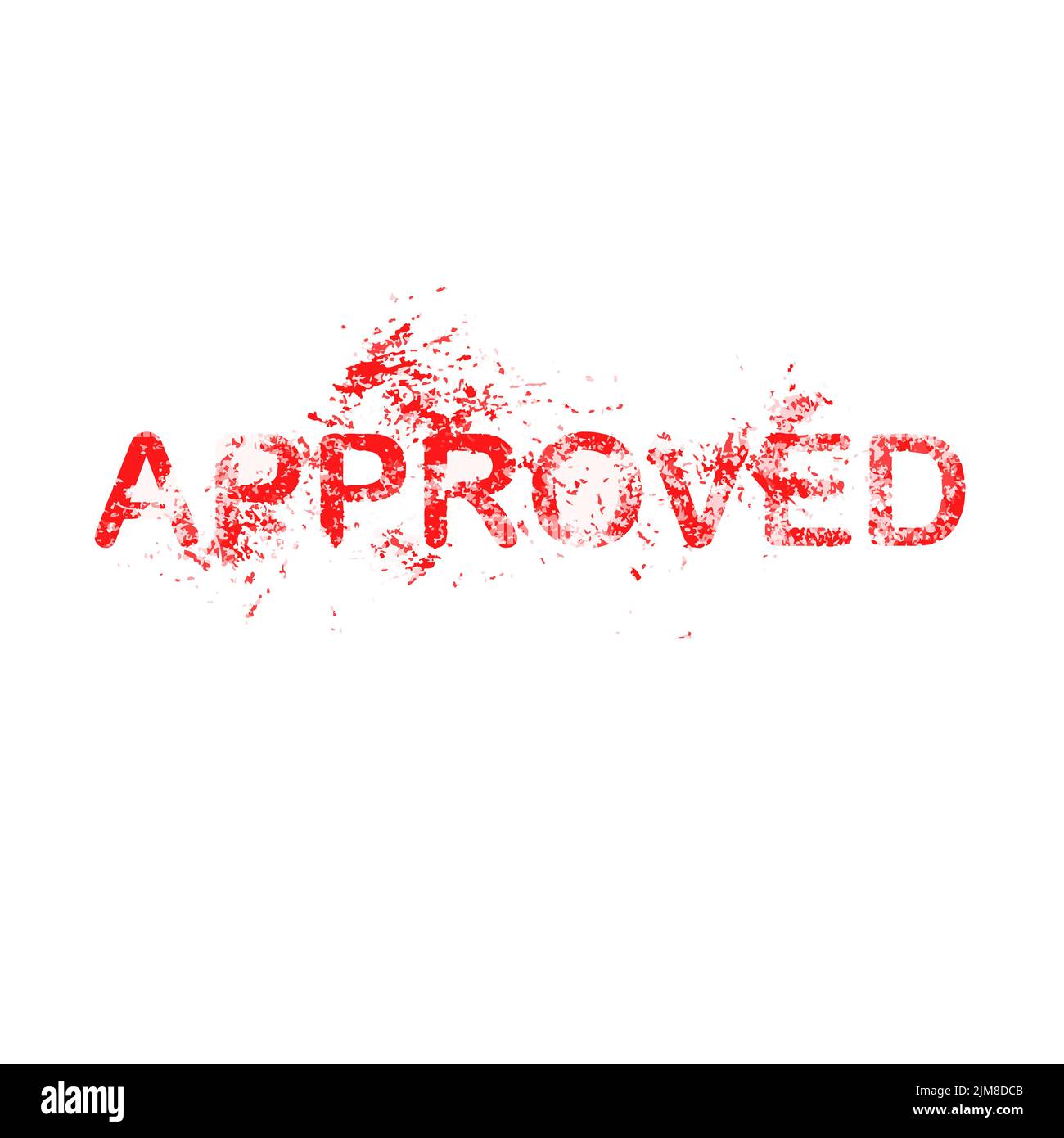 Permission granted stamp hi-res stock photography and images - Alamy