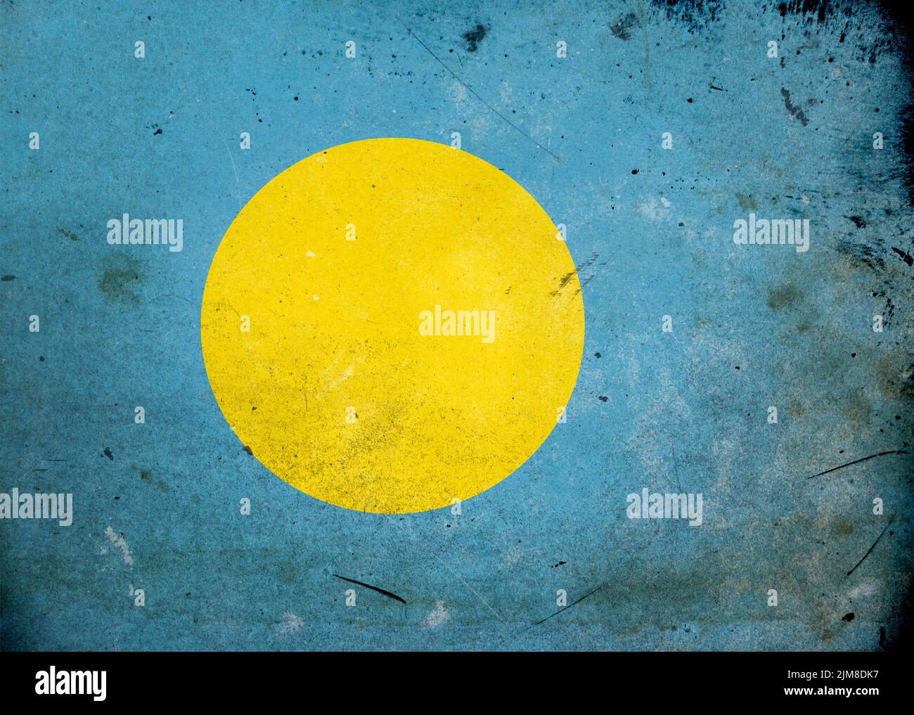 Palau island flag hi-res stock photography and images - Alamy