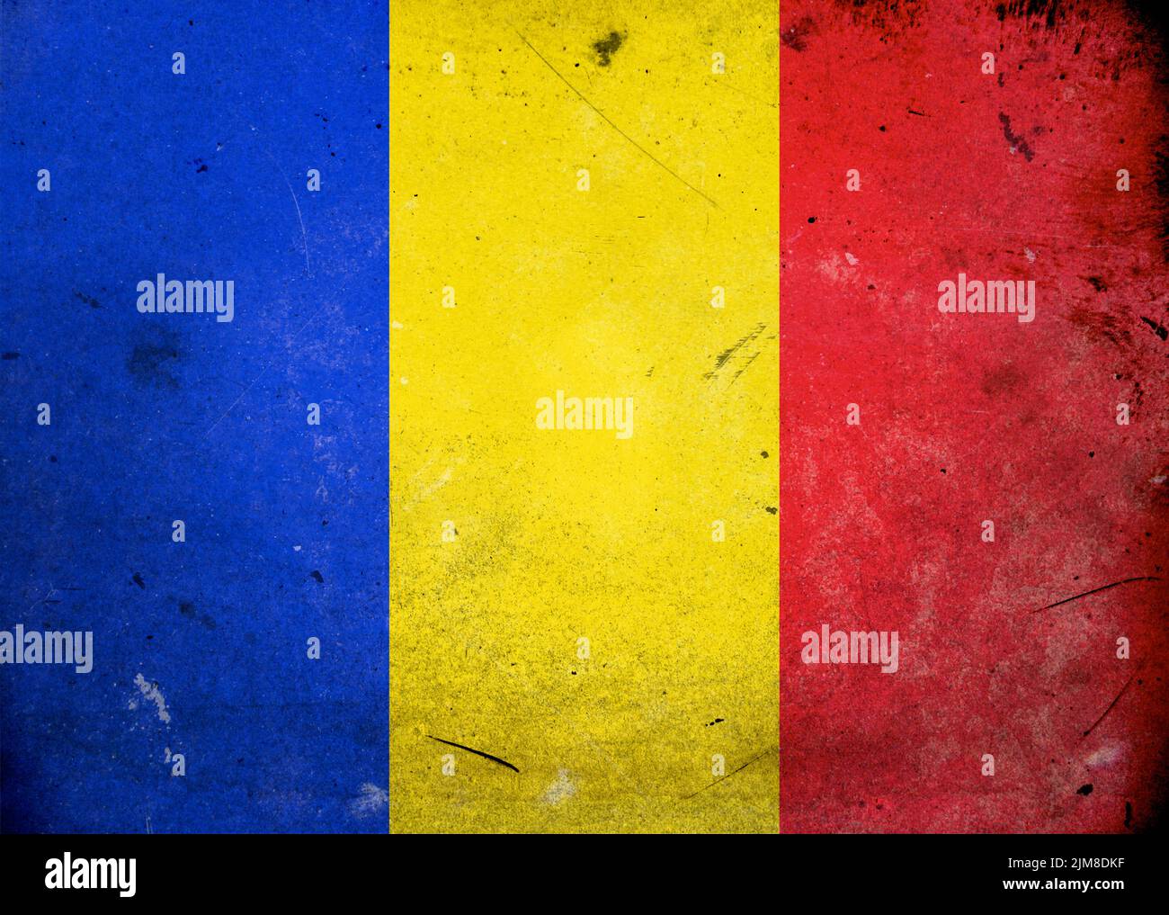 Grunge Flag Romanian Stock Photo - Alamy