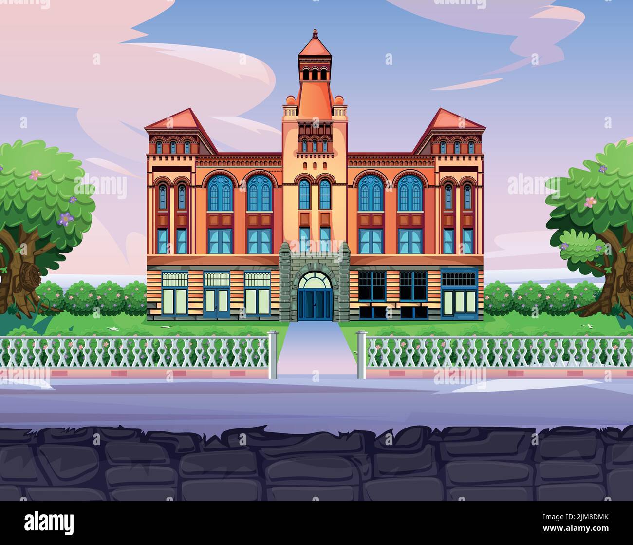 game background cartoon vector , game design nature asset , Home on the ...