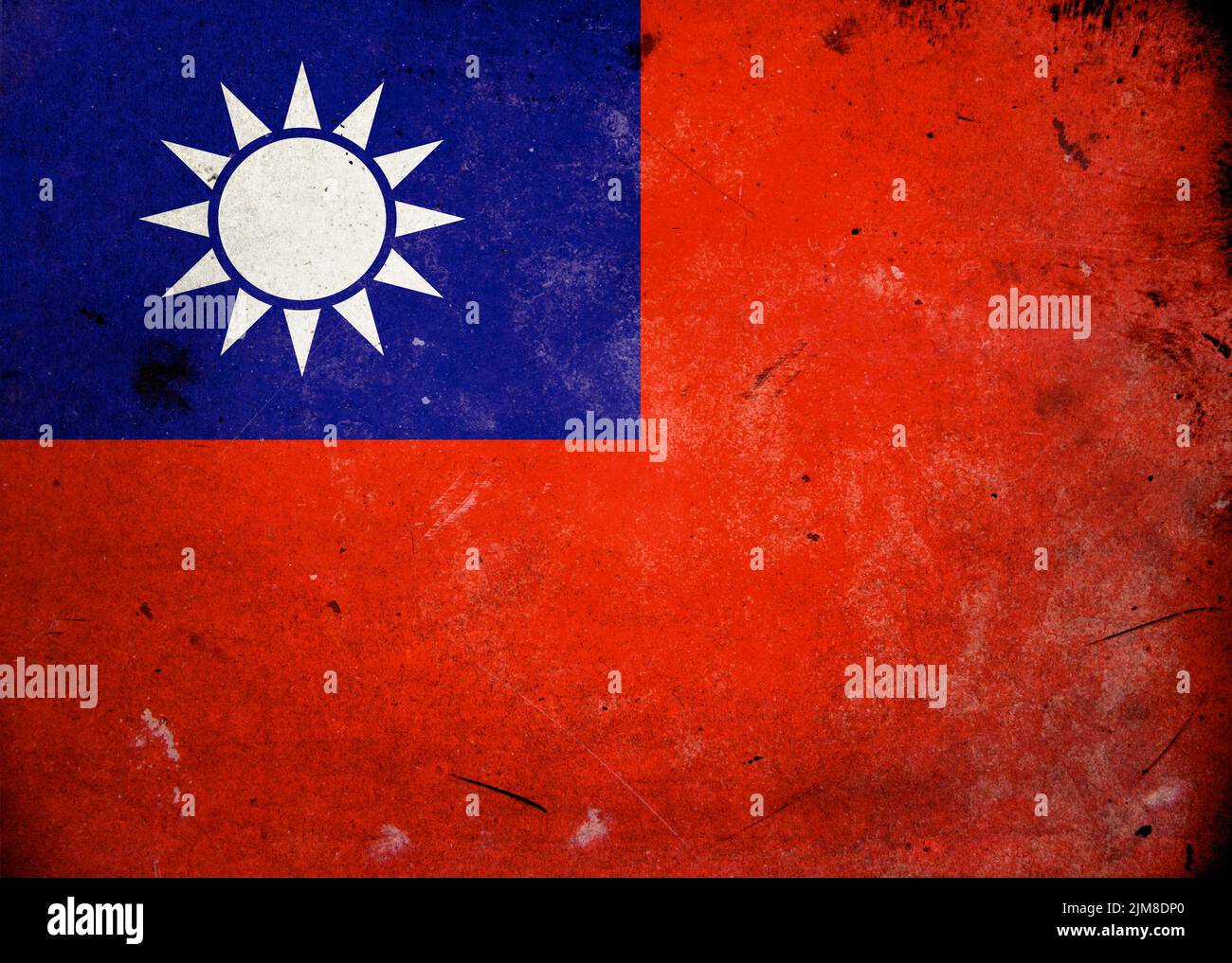Grunge Flag Taiwan Stock Photo - Alamy
