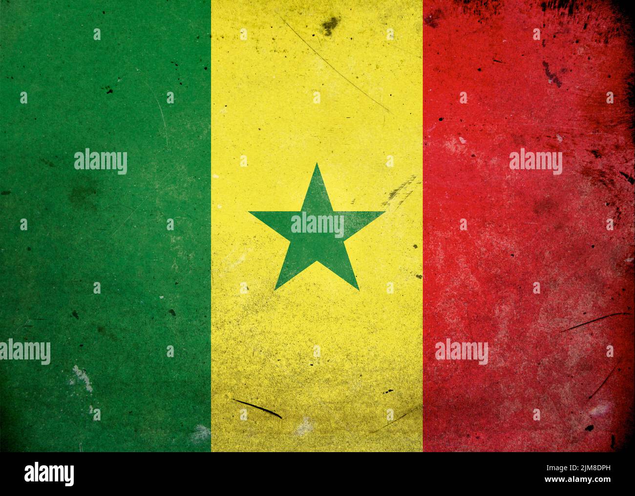 Grunge Flag Senegal Stock Photo - Alamy