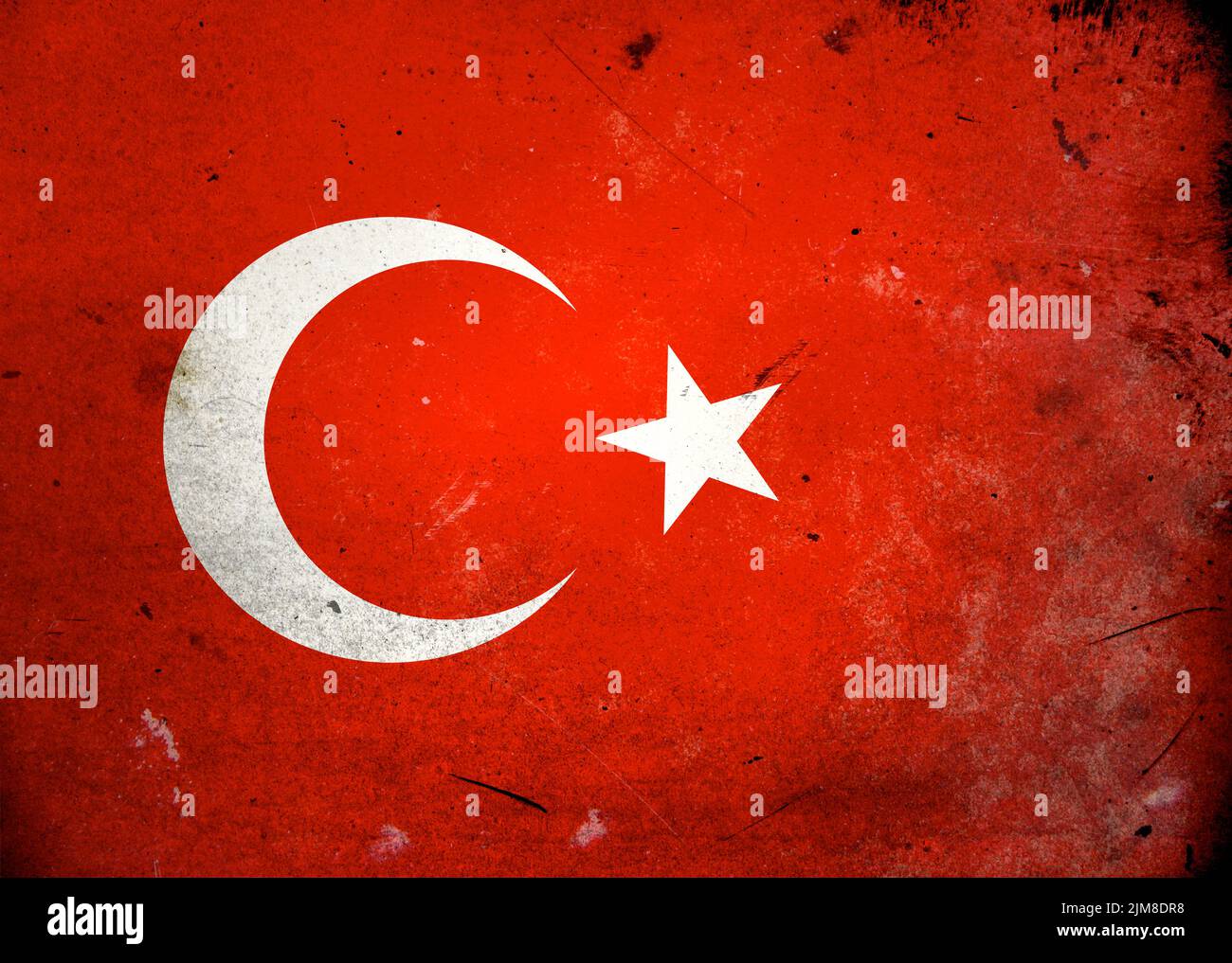 Grunge Flag Turkey Stock Photo - Alamy