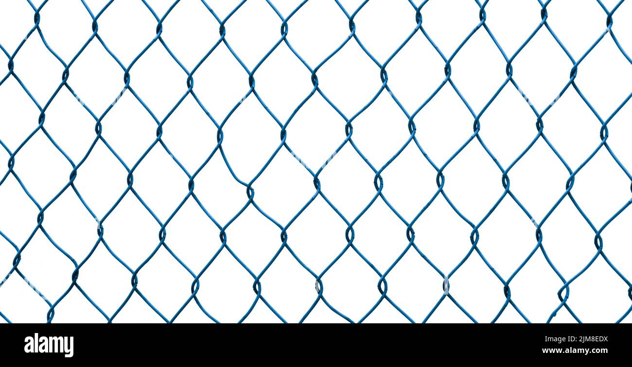 Mesh fence isolated Stock Photo - Alamy