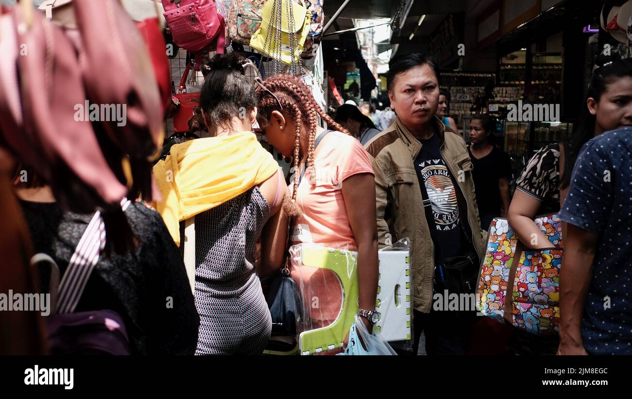 Sampeng Lane Market Alley Chinatown Bangkok Thailand Stock Photo - Alamy