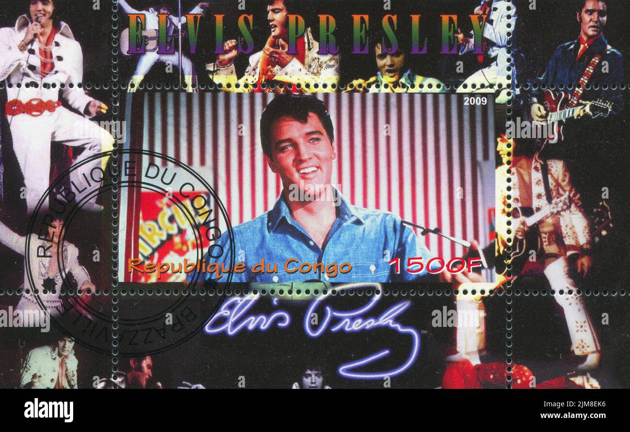 Elvis Aaron Presley Stock Photo - Alamy