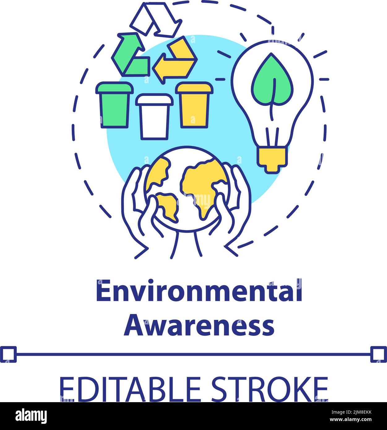 Environmental awareness concept icon Stock Vector Image & Art - Alamy