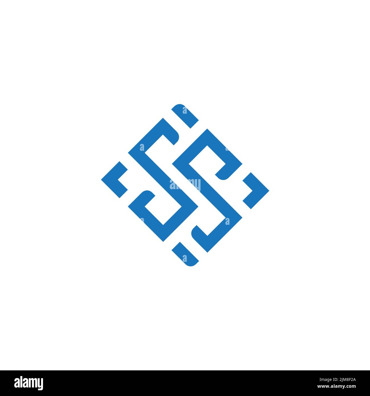 letter ss square geometric linear logo vector Stock Vector Image & Art ...