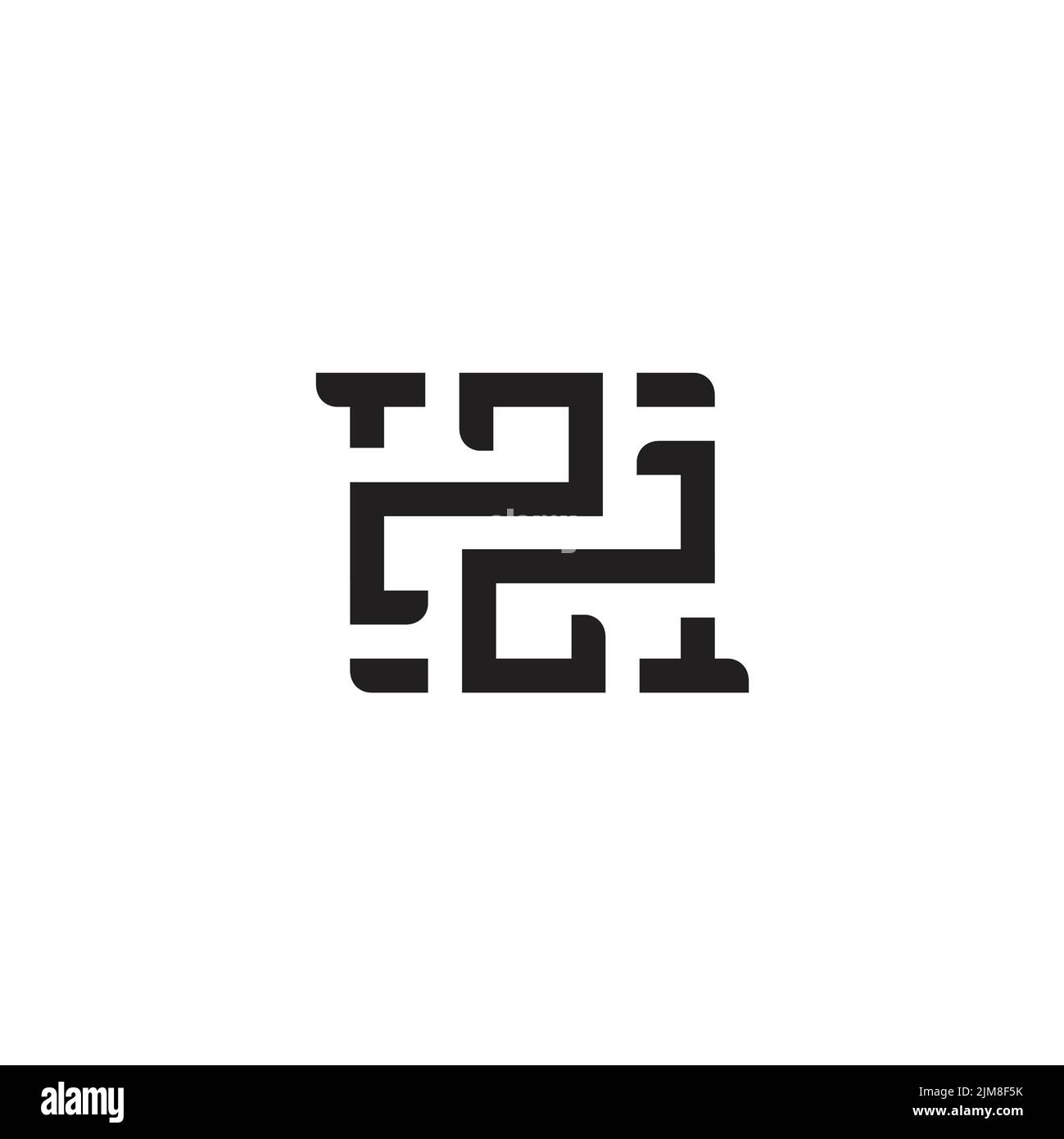 Square labyrinth maze icon symbol hi-res stock photography and images ...