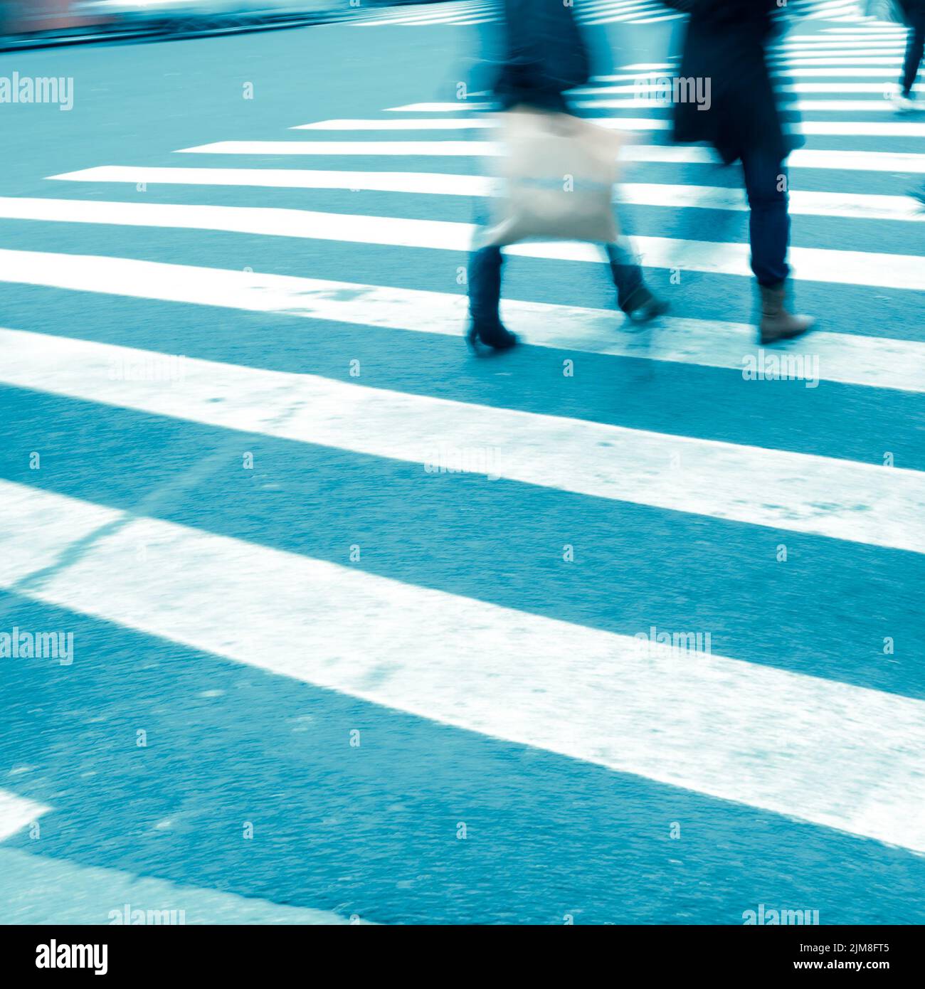 People on zebra crossing Stock Photo - Alamy