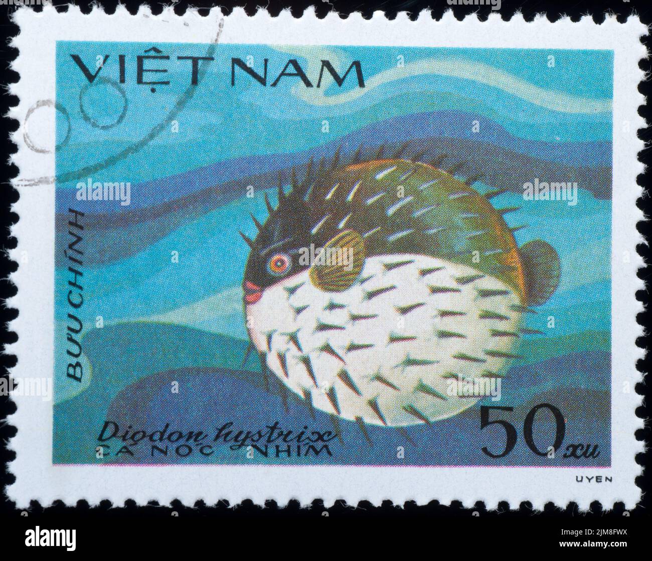 Fish stamp hi-res stock photography and images - Alamy