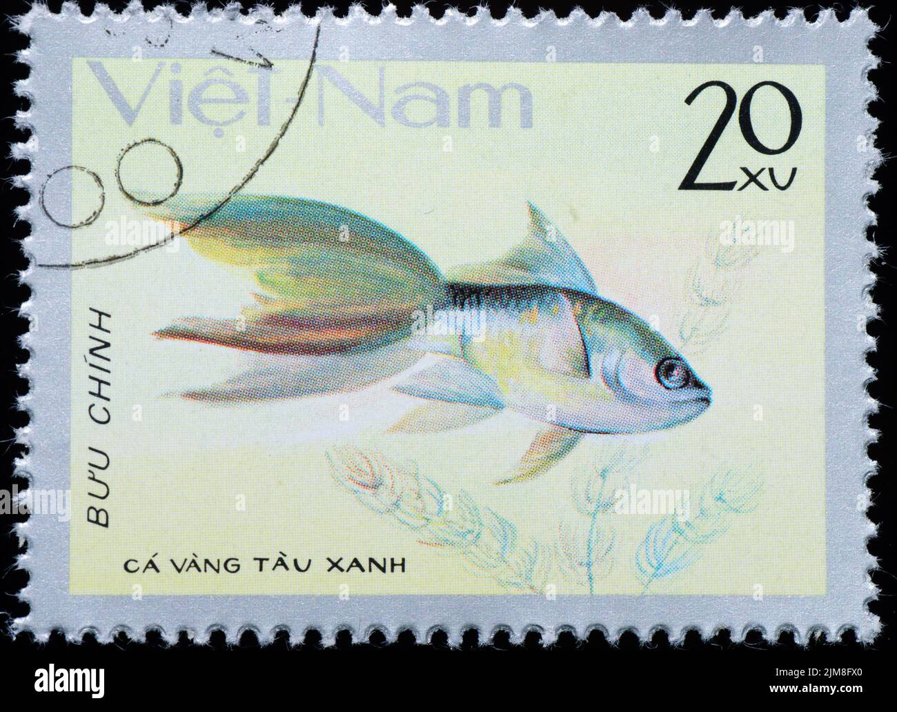 VIETNAM - CIRCA 1980: stamp animal goldfish Stock Photo - Alamy