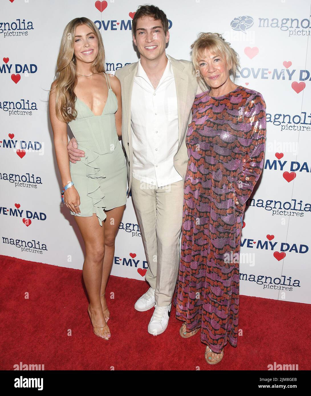 Los Angeles, CA, August 4, 2022. (L-R) Allison Gehrke, James Morosini ...