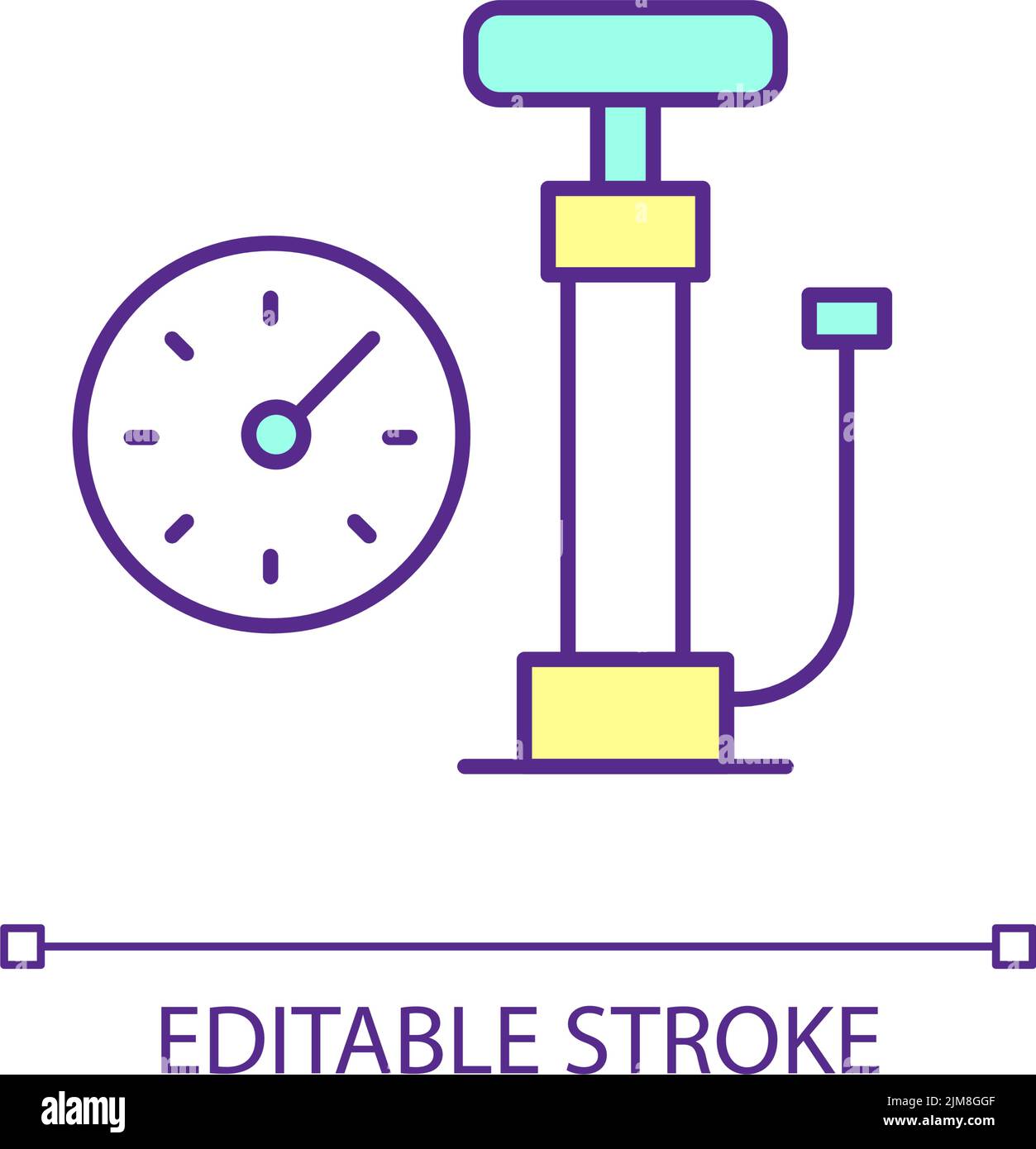 Inflate tires Stock Vector Images - Alamy
