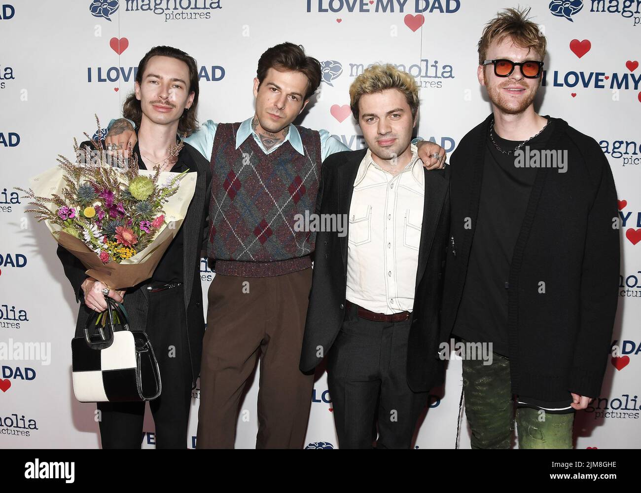 Los Angeles, CA, August 4, 2022. (L-R) David, Rat, Jesse and Finneas at ...