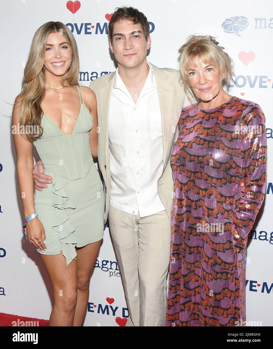 Los Angeles, CA, August 4, 2022. (L-R) Allison Gehrke, James Morosini ...