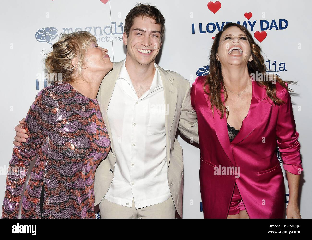 Los Angeles, CA, August 4, 2022. (L-R) Deborah Morosini, James Morosini ...