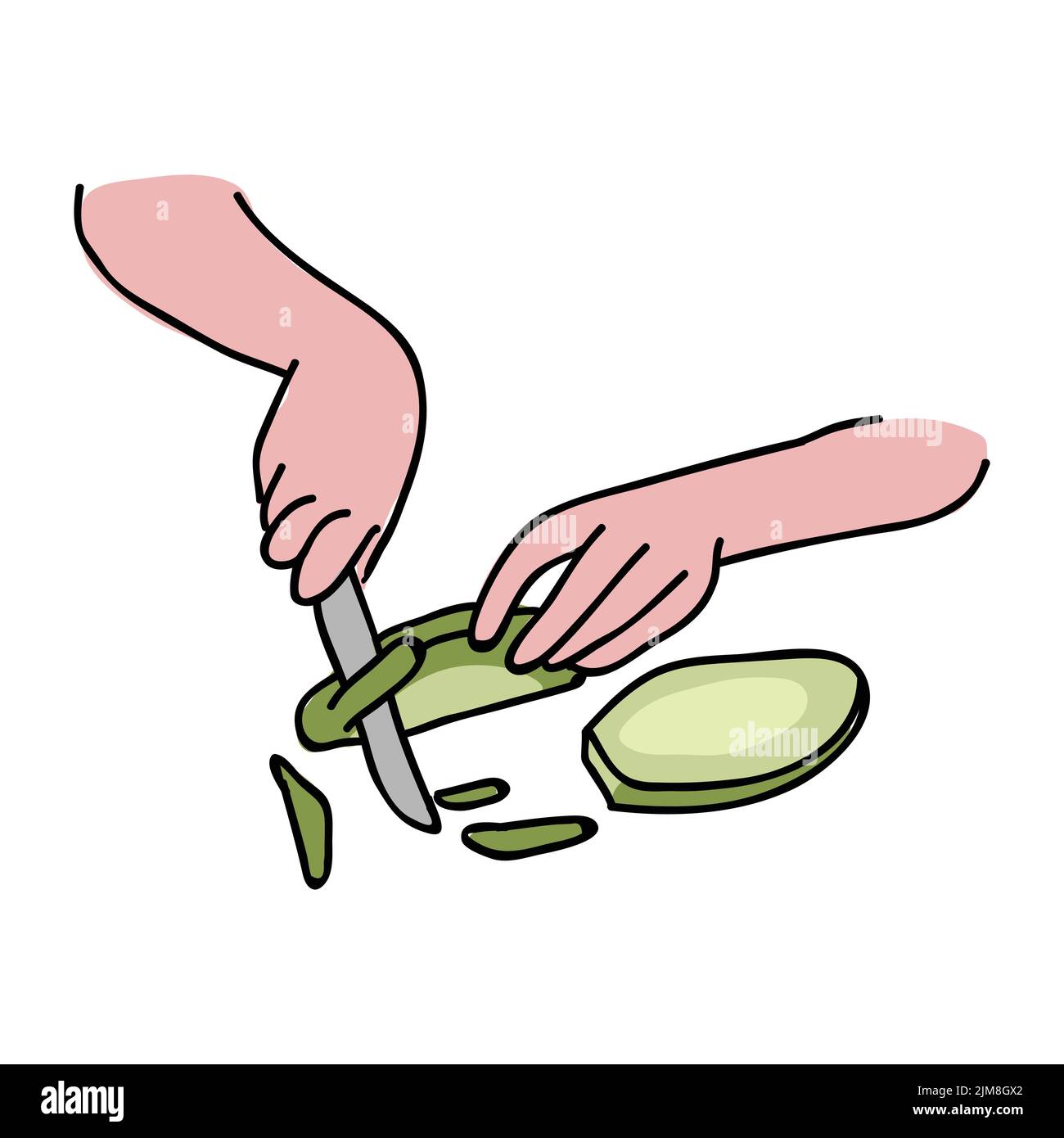 Cutting Mango Clip art Stock Vector Image & Art - Alamy