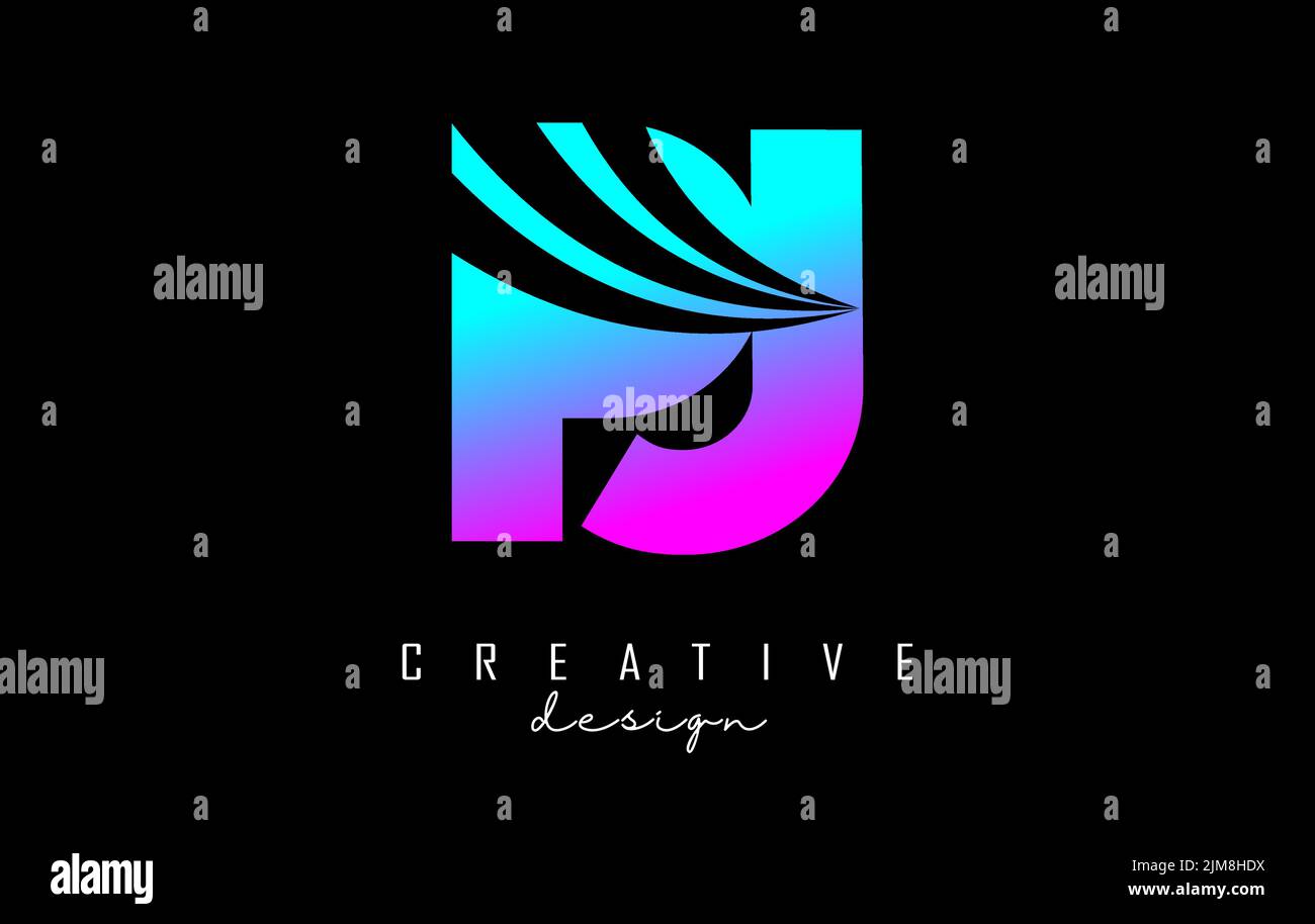 Letter pj Stock Vector Images - Alamy