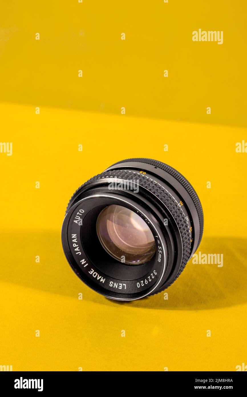 Analog camera lens Stock Photo - Alamy