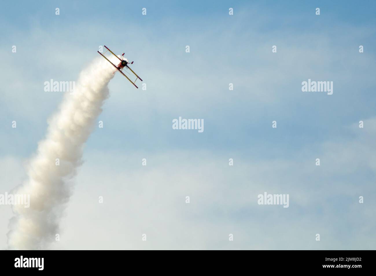 Trick Plane at Air Show Stock Photo - Alamy
