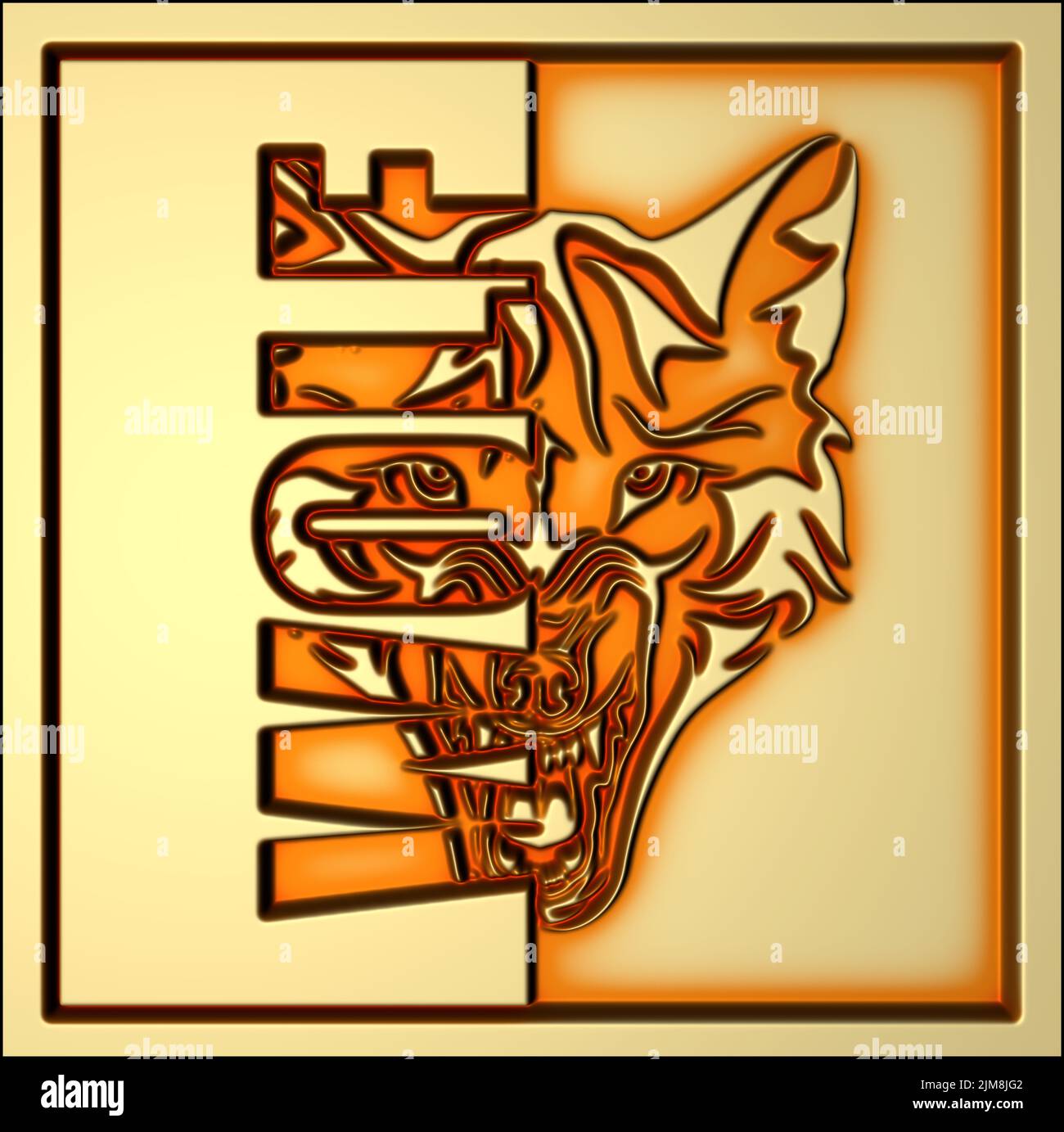 Menacing wolf hi-res stock photography and images - Alamy