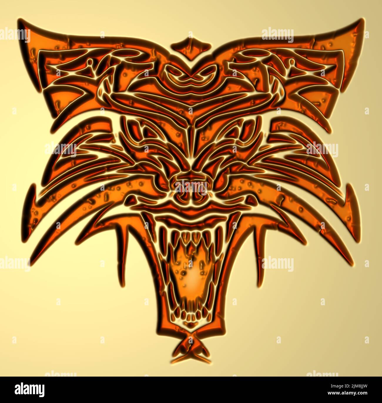 Menacing wolf hi-res stock photography and images - Alamy