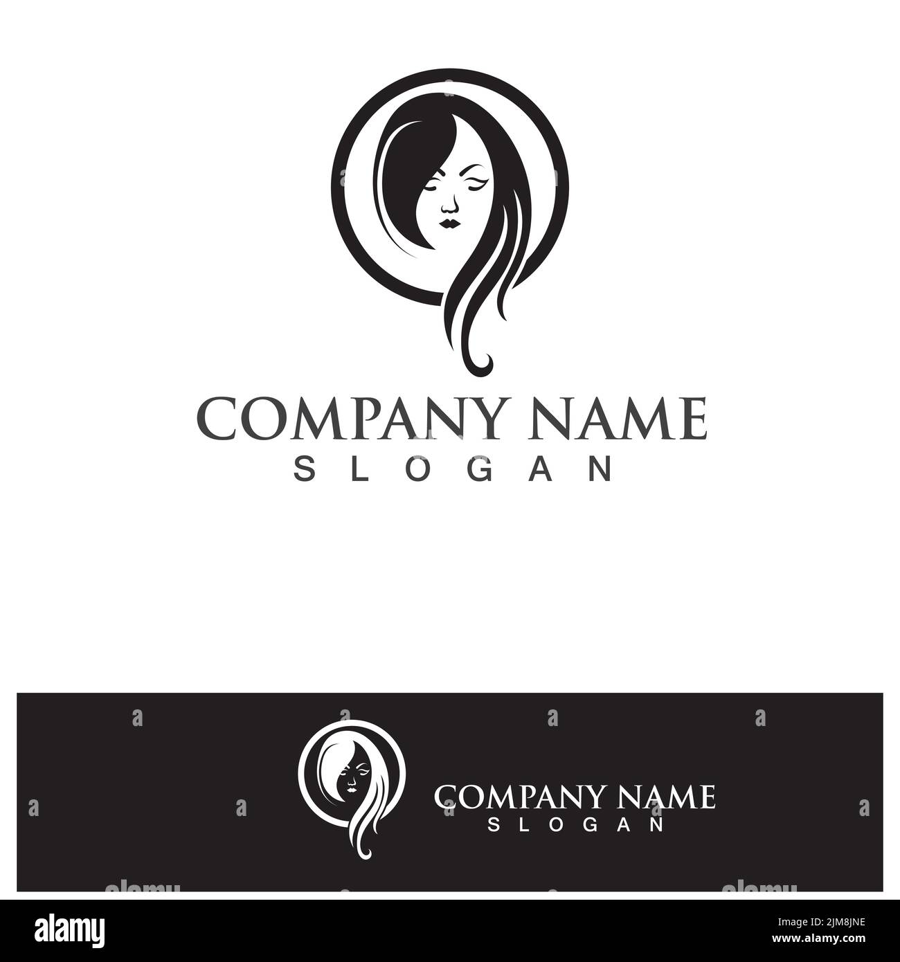 Hair treatments logo vector icon Stock Vector Image & Art - Alamy