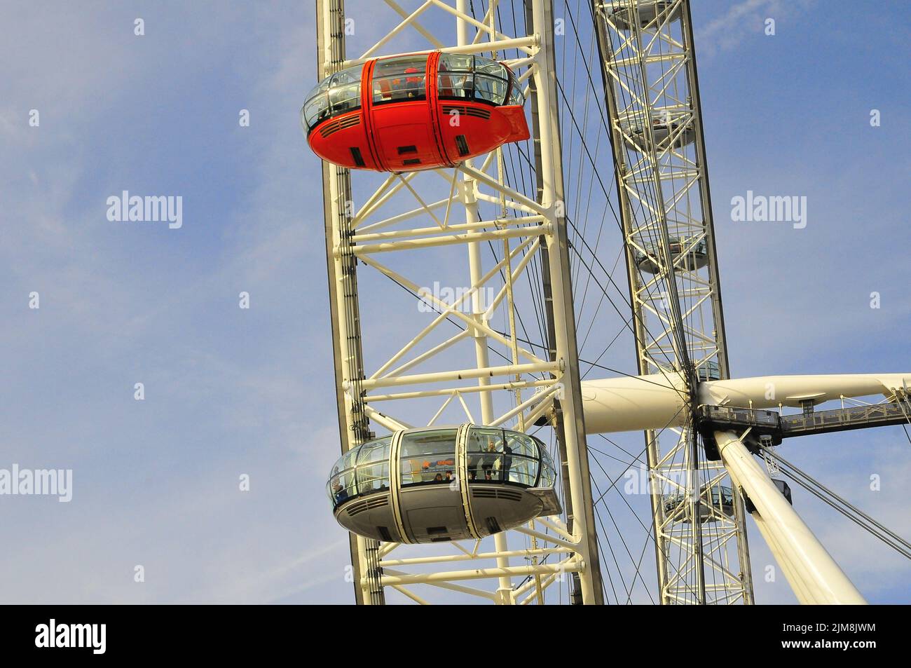 London Eye wheel Stock Photo - Alamy
