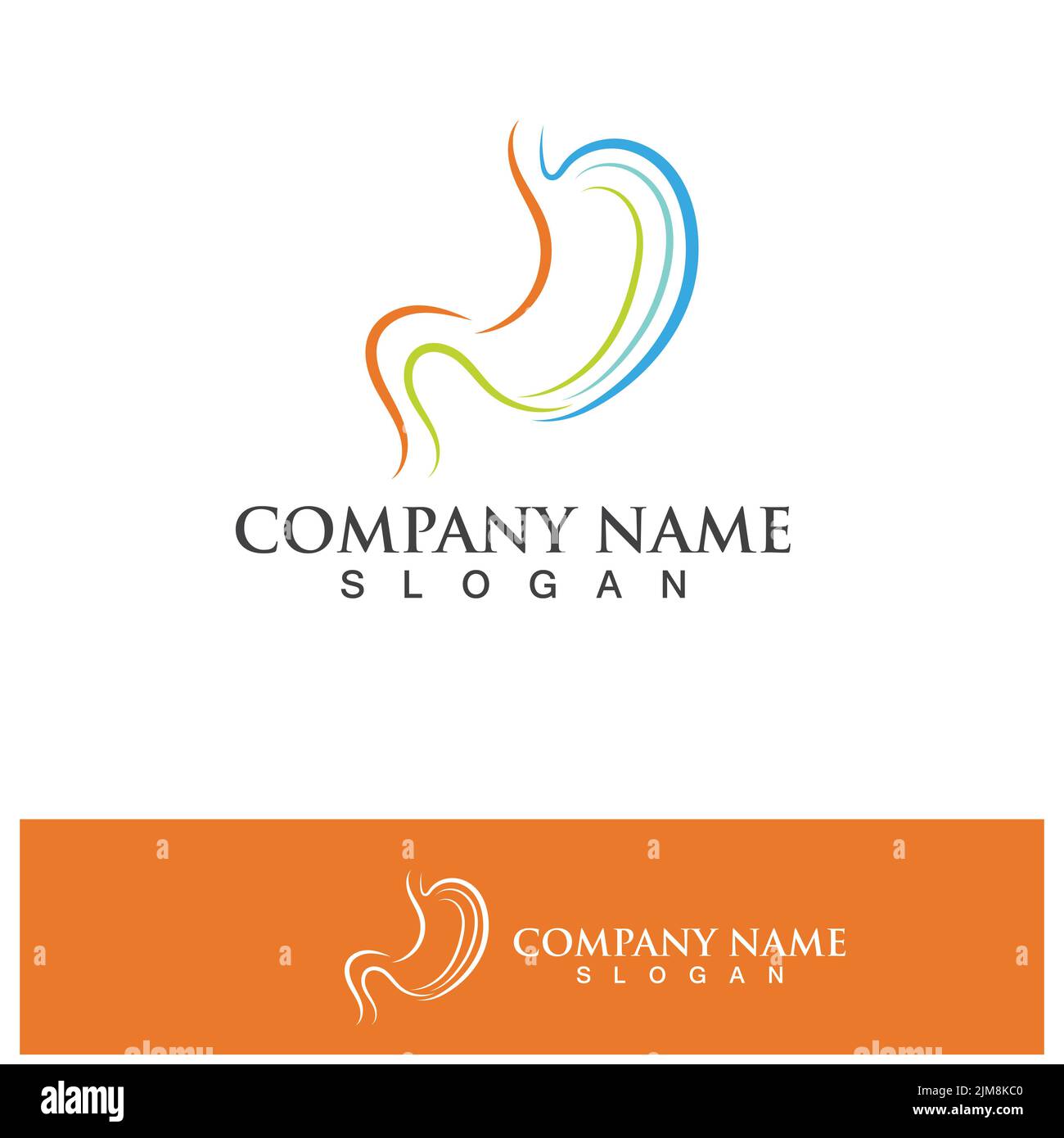 Stomach Health Logo vector illustration design - creative ...