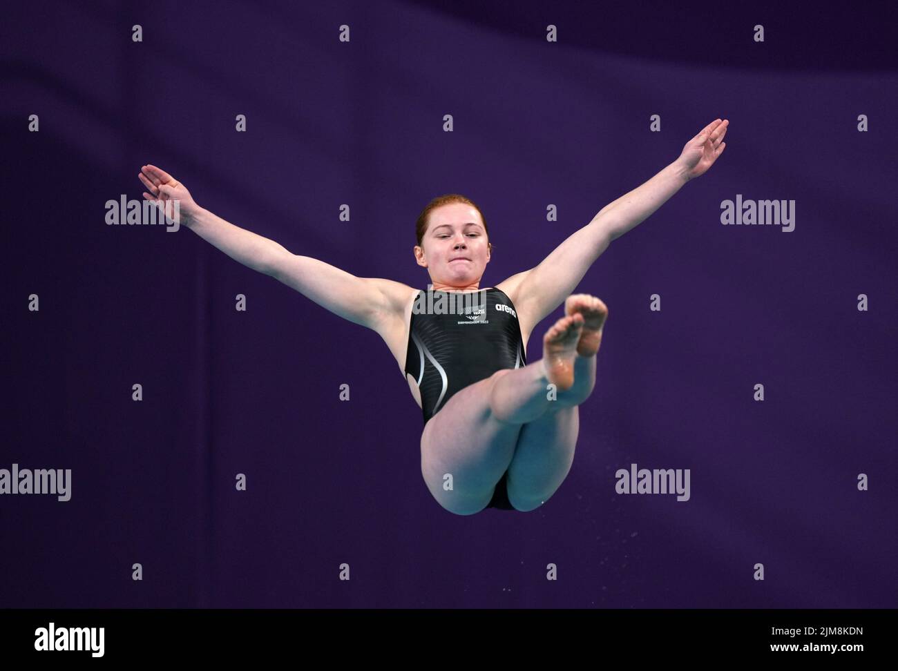 New Zealand's Maggie Squire during the Women's 1m Springboard ...