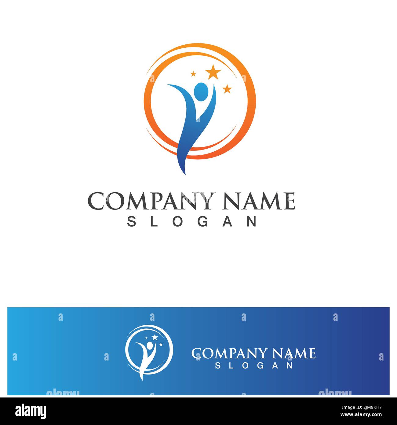 Health People Logo Vector illustration Design Template Stock Vector ...