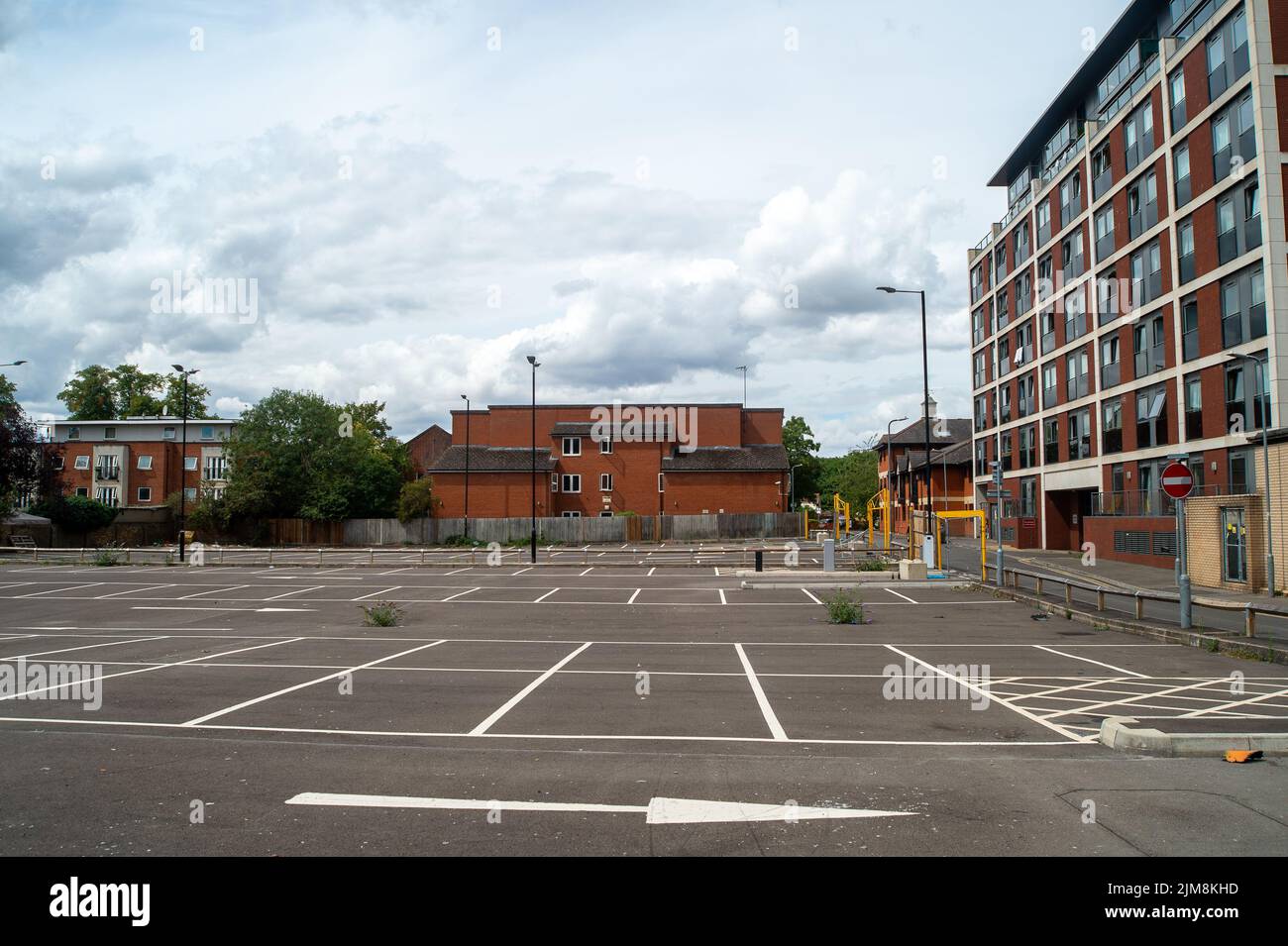 Closed office car parks hi-res stock photography and images - Alamy