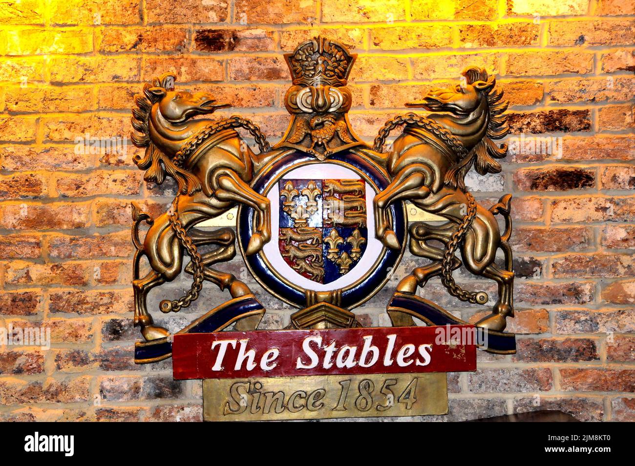 The Stables sign Stock Photo - Alamy