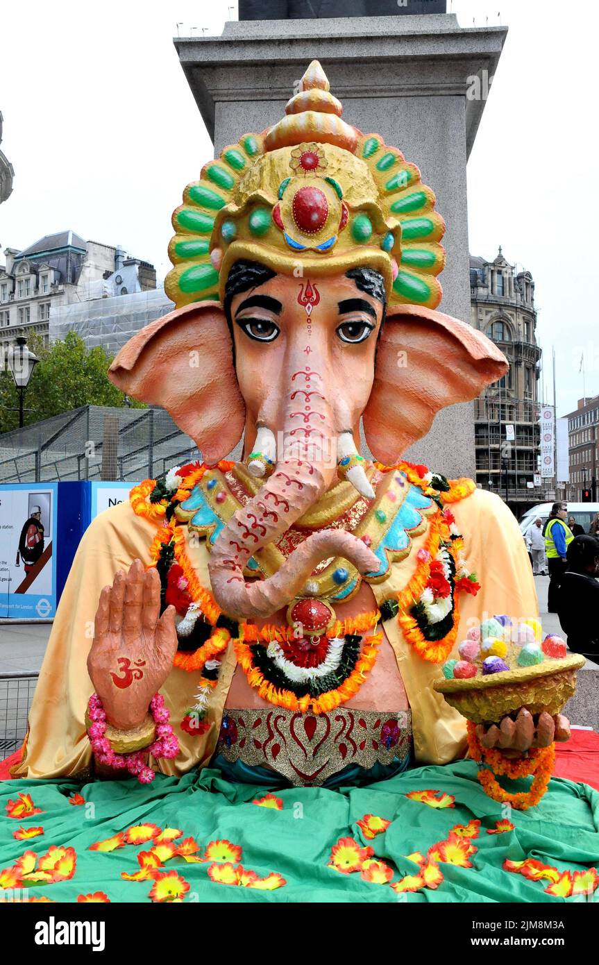 Statue of Ganesh,London Stock Photo - Alamy
